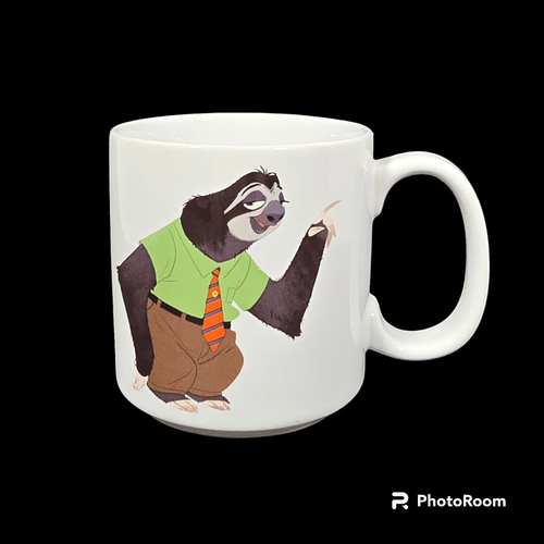 Disney Store Zootopia Flash The Sloth What’s The Rush” Ceramic Mug 12oz ...