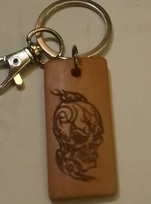 porte clé skull tribel en bambou | eBay