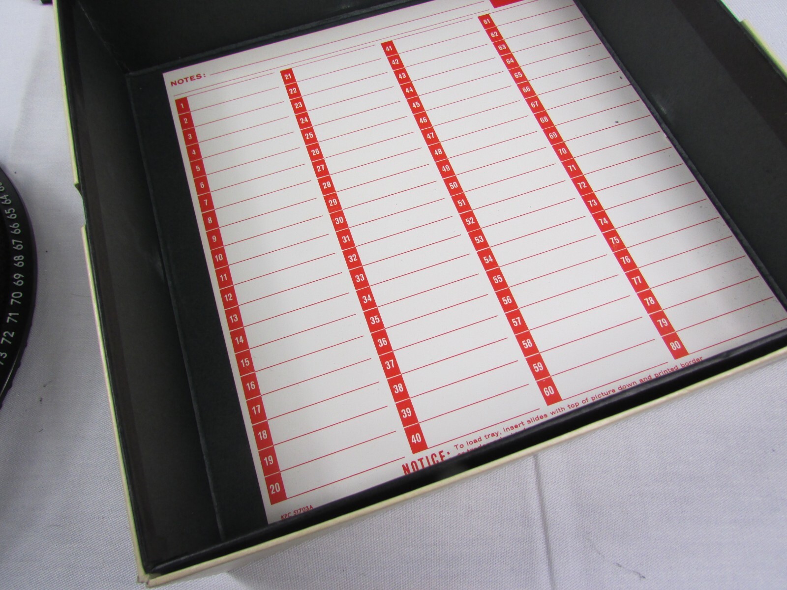 LOT of 4 KODAK CAROUSEL 80 SLIDE PROJECTOR TRAY | eBay