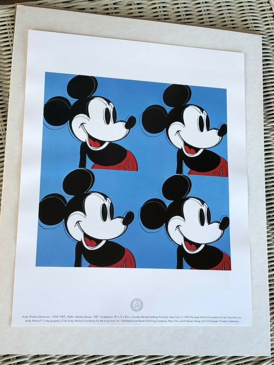 Andy Warhol Arte Pop Mickey Mouse Andy Warhol Foundation 1995