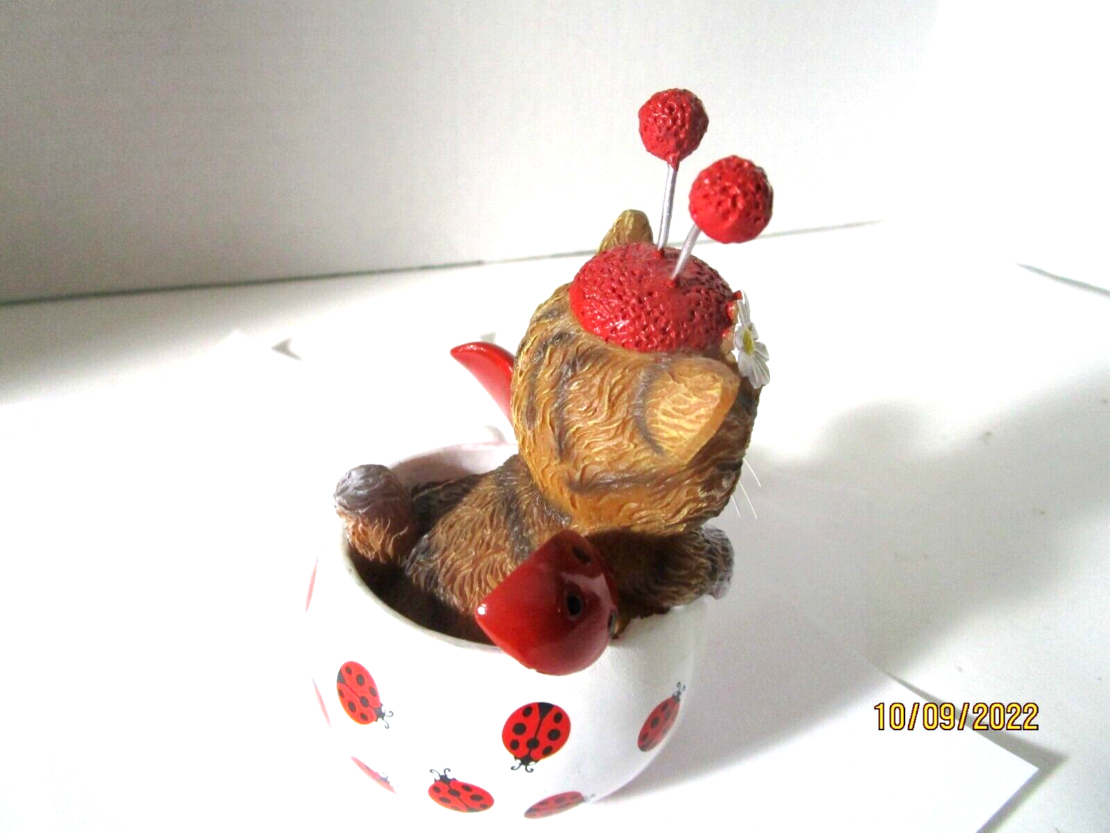 Cat Ladybug Figurine 8951C Cups of Affection 2012 Cute as a Bug | eBay