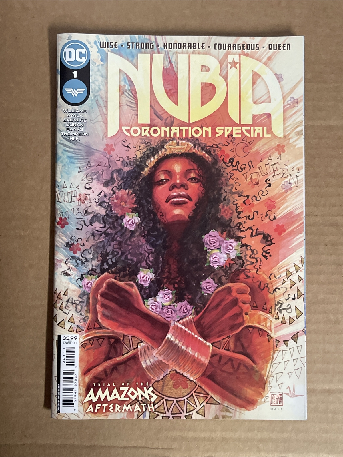 NUBIA CORONATION SPECIAL #1 FIRST PRINT DC COMICS (2022) WONDER WOMAN ...