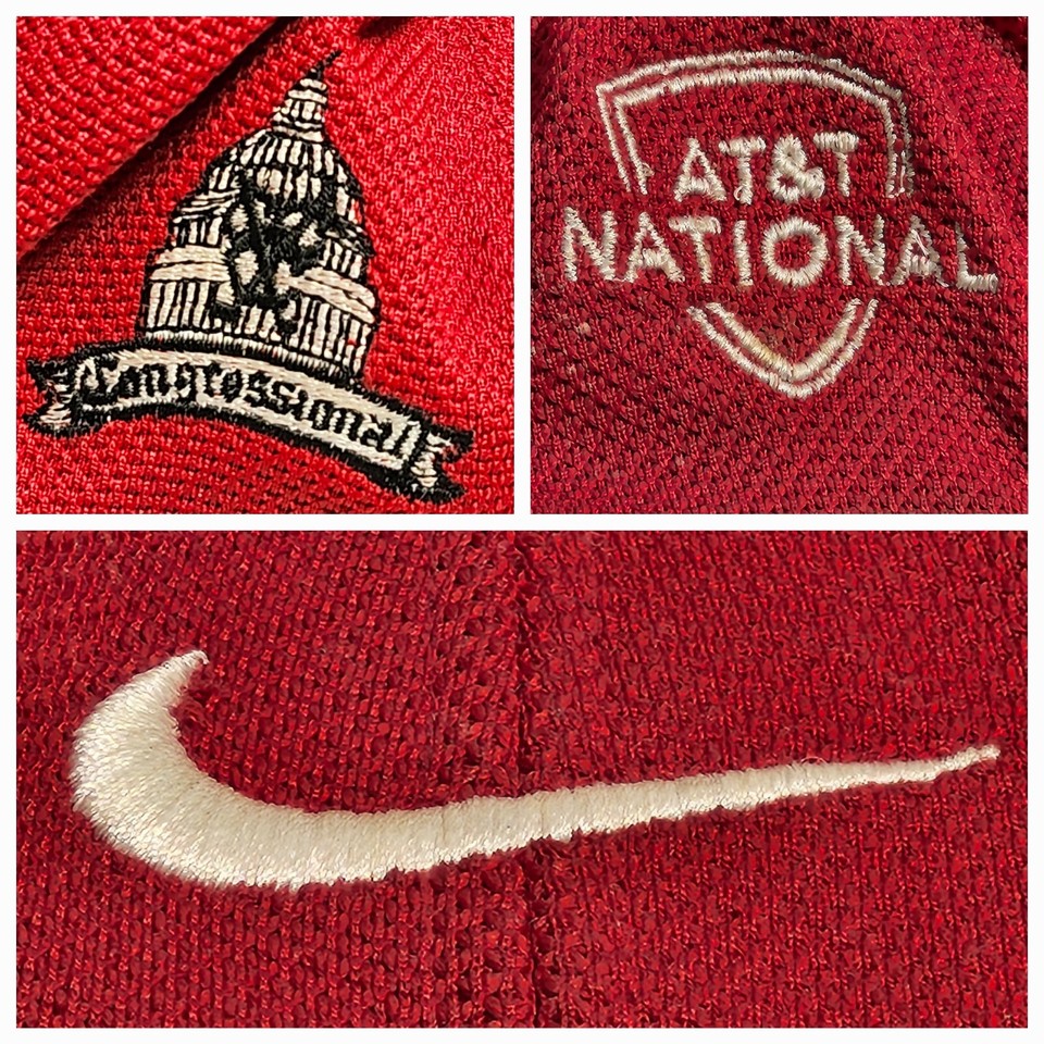 VTG Nike Red Congressional Country Club AT&T National Baseball Cap ...