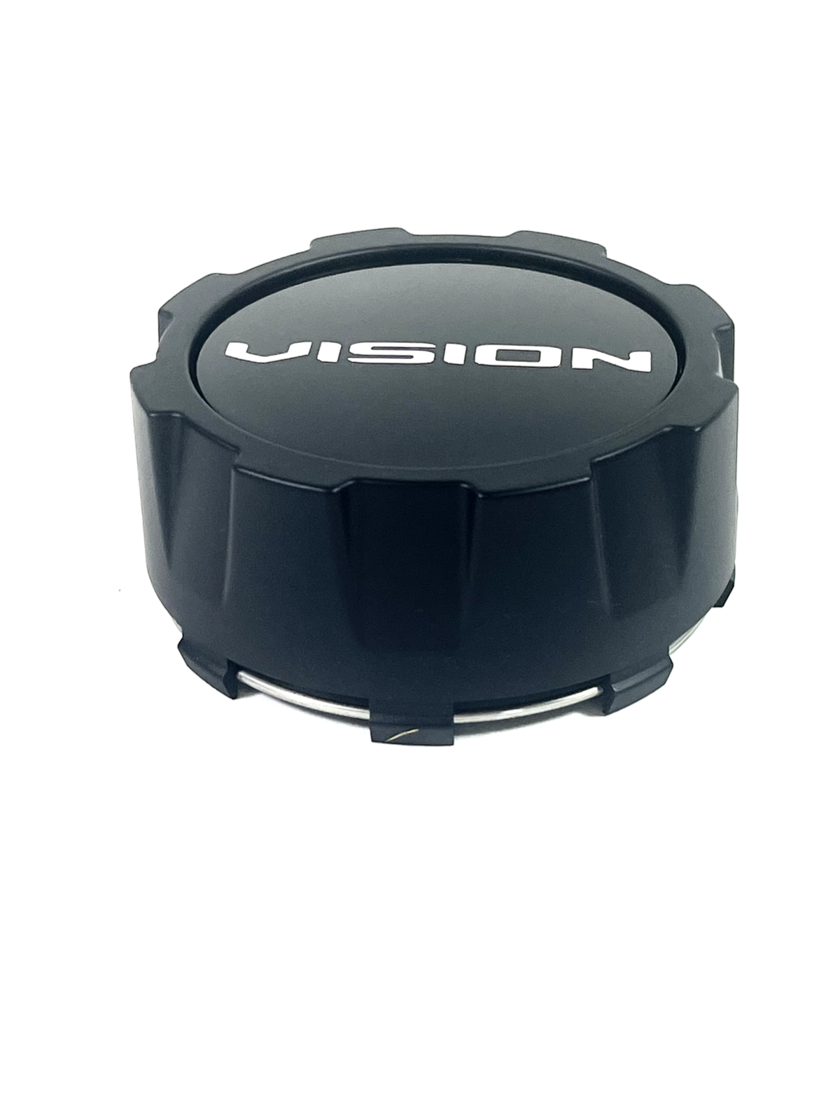 Vision Satin Black Custom Aftermarket Center Cap C-722-4 C354SB-V-ECL ...