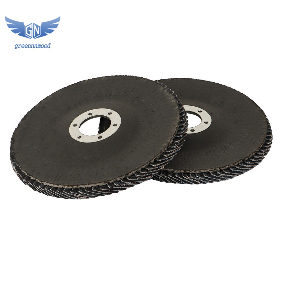 10Pcs 5" Premium Zirconia Flap Disc 40Grit Wheel Angle Grinder Sanding ...