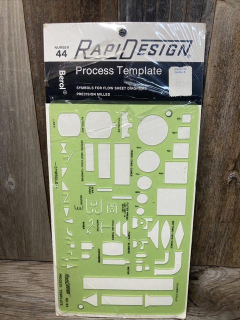 Chartpak R44 Rapidesign 44r Process Template for sale online | eBay