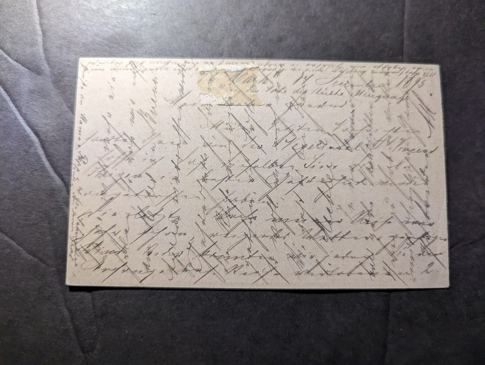 1895 Uruguay Postcard Cover Montevideo to Mannheim Germany | eBay