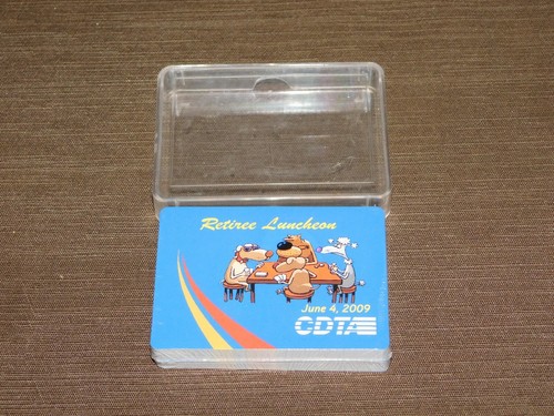 CAPITOL DISTRICT 2009 CDTA DOGS RETIREE LUNCHEON PLAYING CARDS NEW ...