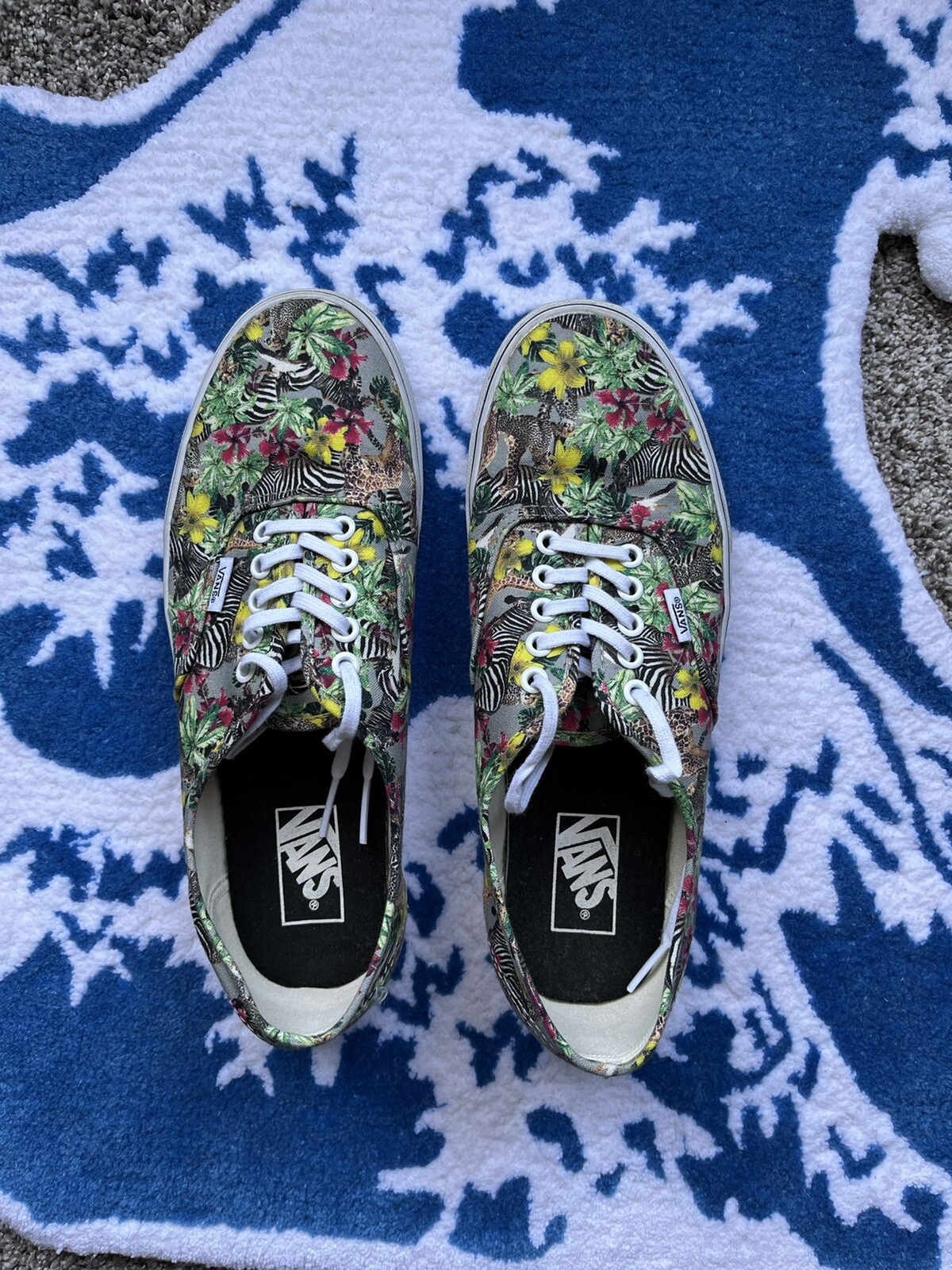 Vans Authentic Floral African Jungle Safari Animals Z… - Gem