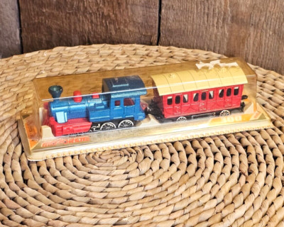 Majorette 300 Series WESTERN WAGON Diecast Train Locomotive and Wagon ...