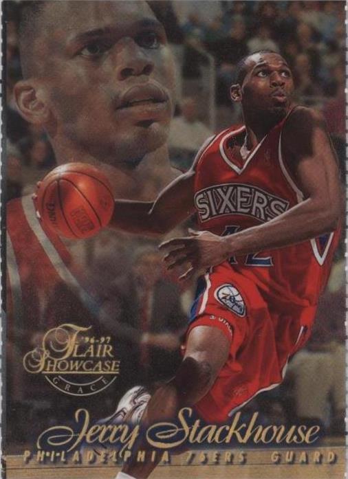 1996-97 Flair Showcase - Promo Panel Singles #16 Jerry Stackhouse for sale online | eBay