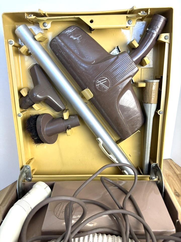 Vintage Hoover Cleaner Canister Vacuum Model 2110 Portable Suitcase ...