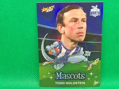 2023 AFL SELECT FOOTY STARS MASCOTS NORTH MELBOURNE TODD GOLDSTEIN | eBay