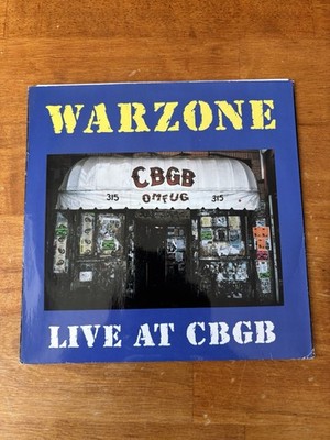 Warzone * Live At CBGB Vinyl 7” Record * Victory Records Hardcore Punk ...