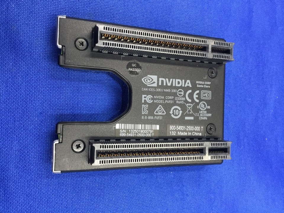 P4931 Nvidia NVLink Bridge 2-Slot Spacing for Quadro GPU 900-54931-2500 ...