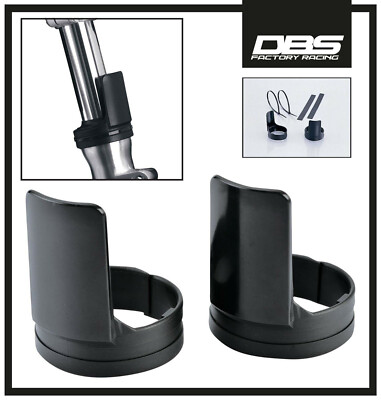 NEW UNIVERSAL MOTORCYCLE MOTORBIKE FRONT FORK STRAP OVER PROTECTORS ...