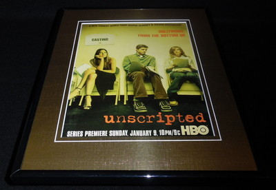 Unscripted 2005 HBO Framed 11x14 ORIGINAL Vintage Advertisement Krista ...