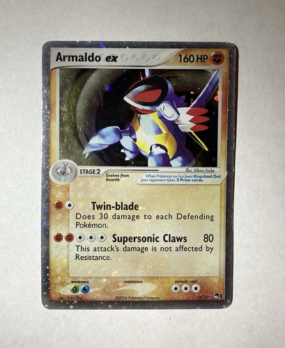 Pokémon TCG Pop Series 1 Armaldo EX 2004 Holo Rare 16/17 | eBay