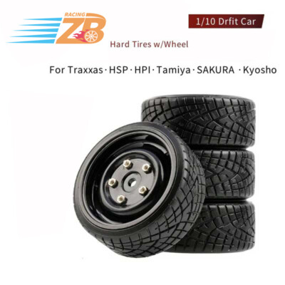 Onroad 1/10 Rc Drift Car Wheels & Tires Set For Yokomo Sakura Tamiya ...