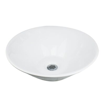 Nantucket Sinks NSV222 16" Round Ceramic Vessel Cone Vanity Bathroom ...