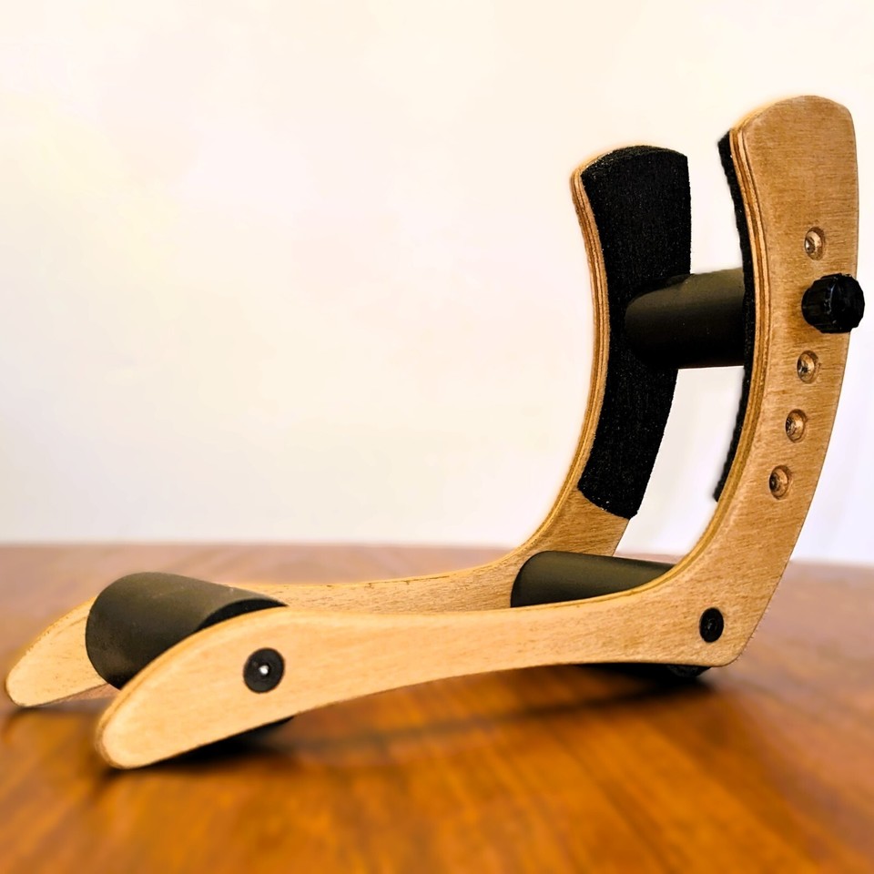 "le Jack" Handmade Wooden Ergonomic Electric Guitar Leg Rest | eBay