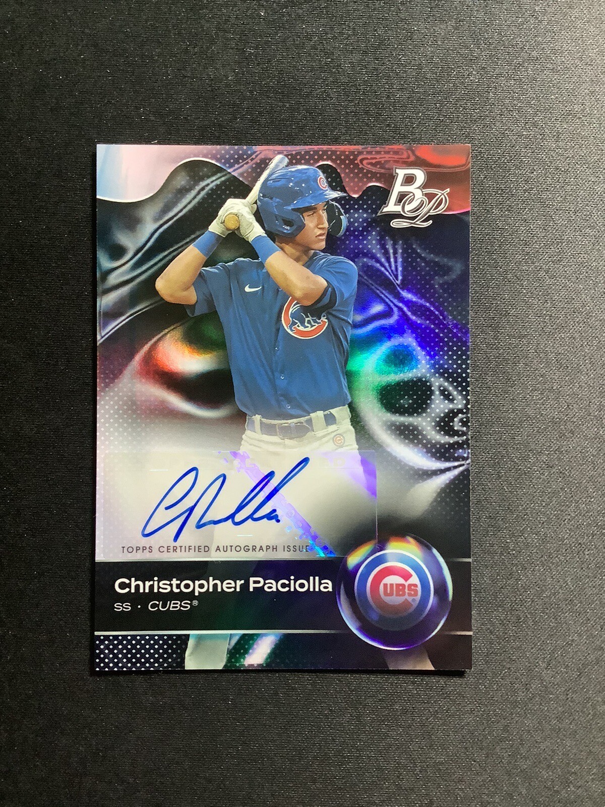 2023 Bowman Platinum Christopher Paciolla Auto #TOP-83 Chicago Cubs | eBay