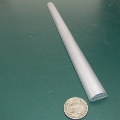 Aluminum Half Round Rod (.750") 3/4" Dia, x 1 Foot Length, 3 Units | eBay