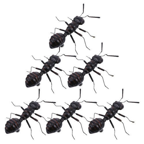6 Pcs Ant Statue Child Garden Figurine Simulation Ants Decor ...
