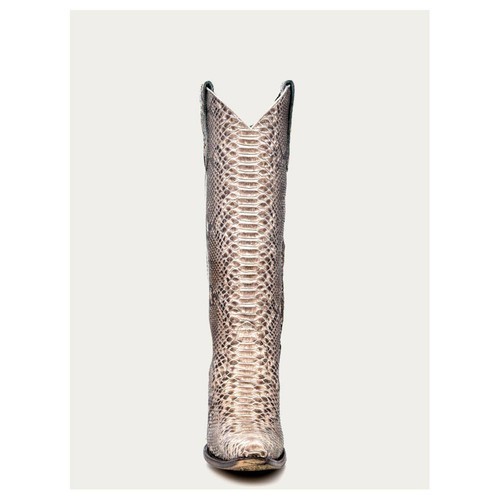 CORRAL Women's Natural Python Zipper Tall Top Boots (A3789) | eBay