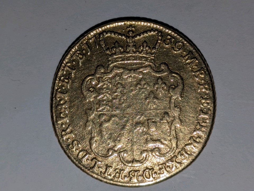 RARE 1739 George II Gold Two Guinea Coin - Historic 18thC Gem! | eBay UK