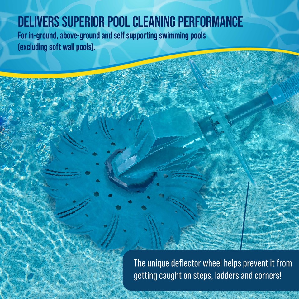 Octopus Automatic Pool Vacuum Cleaner, Hose Set, Powerful Suction ...