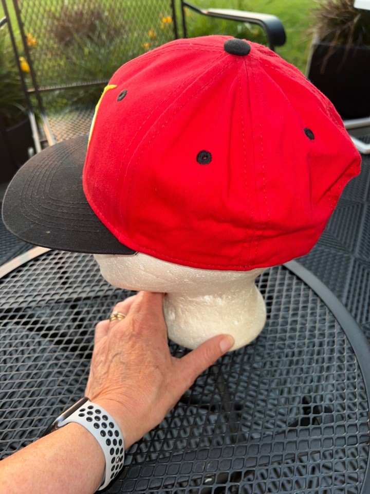 Flash Gordon DC Comics Brand Red with Yellow White Logo Patch Hat Cap ...