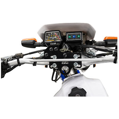 Tusk Aluminum Accessory Dash Panel Black - Fits:1987-2024 YAMAHA TW200 ...