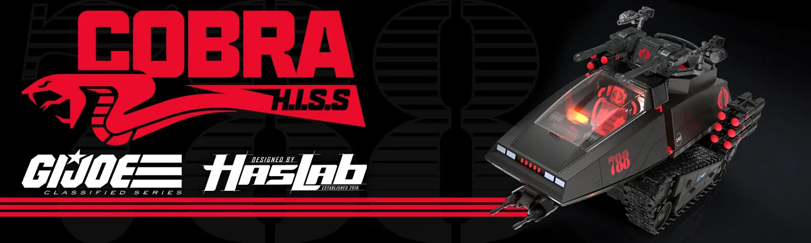 2023 GI Joe Classified Hasbro HasLab COBRA HISS TANK - All Tiers ...