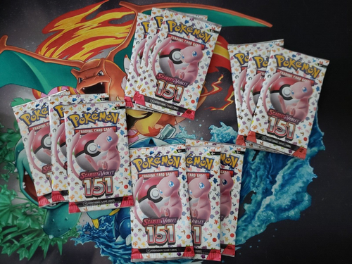 Pokemon 151 Booster Pack Bundle • Lot Of 12 Packs • English • Factory ...