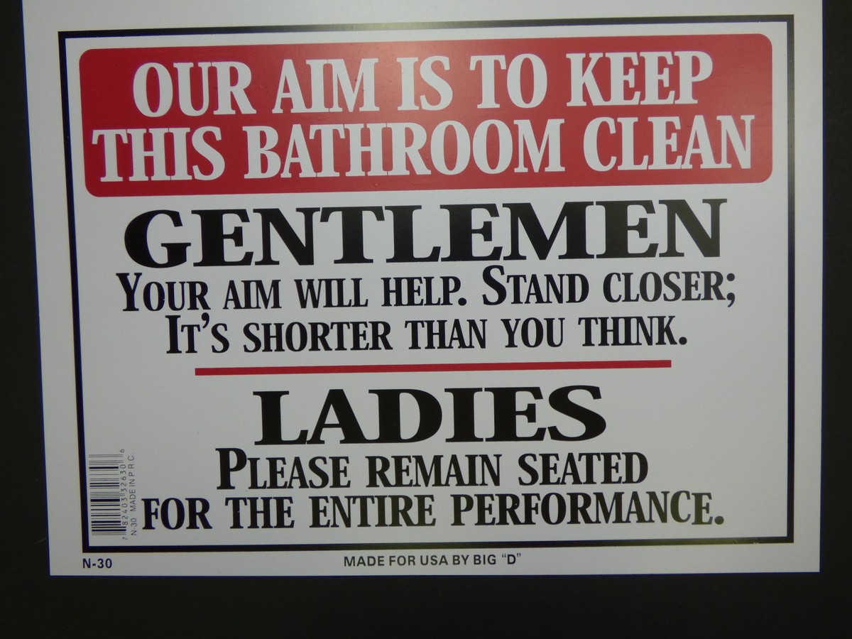 Bathroom Signs For Cleanliness Free And Printable Bathroom Poster