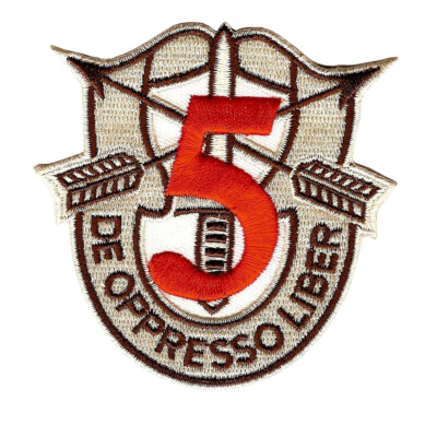 5th Special Forces Group Crest Desert Red 5 Patch | eBay
