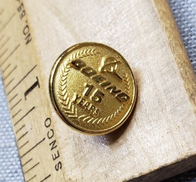 Boeing 15 Year Employee AIRPLANE AIRLINES PIN Plane Pins H17 | eBay