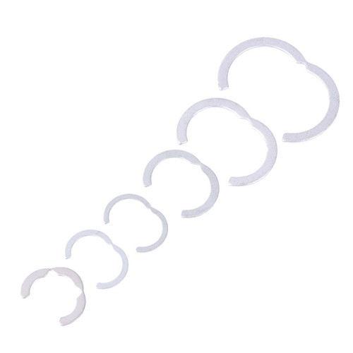 10pc Solar Stainless Steel Corrugated Pipe Segment Rings DN16 DN20 DN25 ...