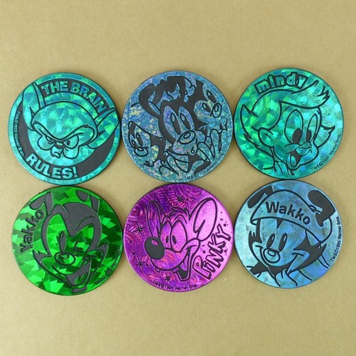 Animaniacs 6 Plastic POG Slammers Kini Authentic The World POG ...