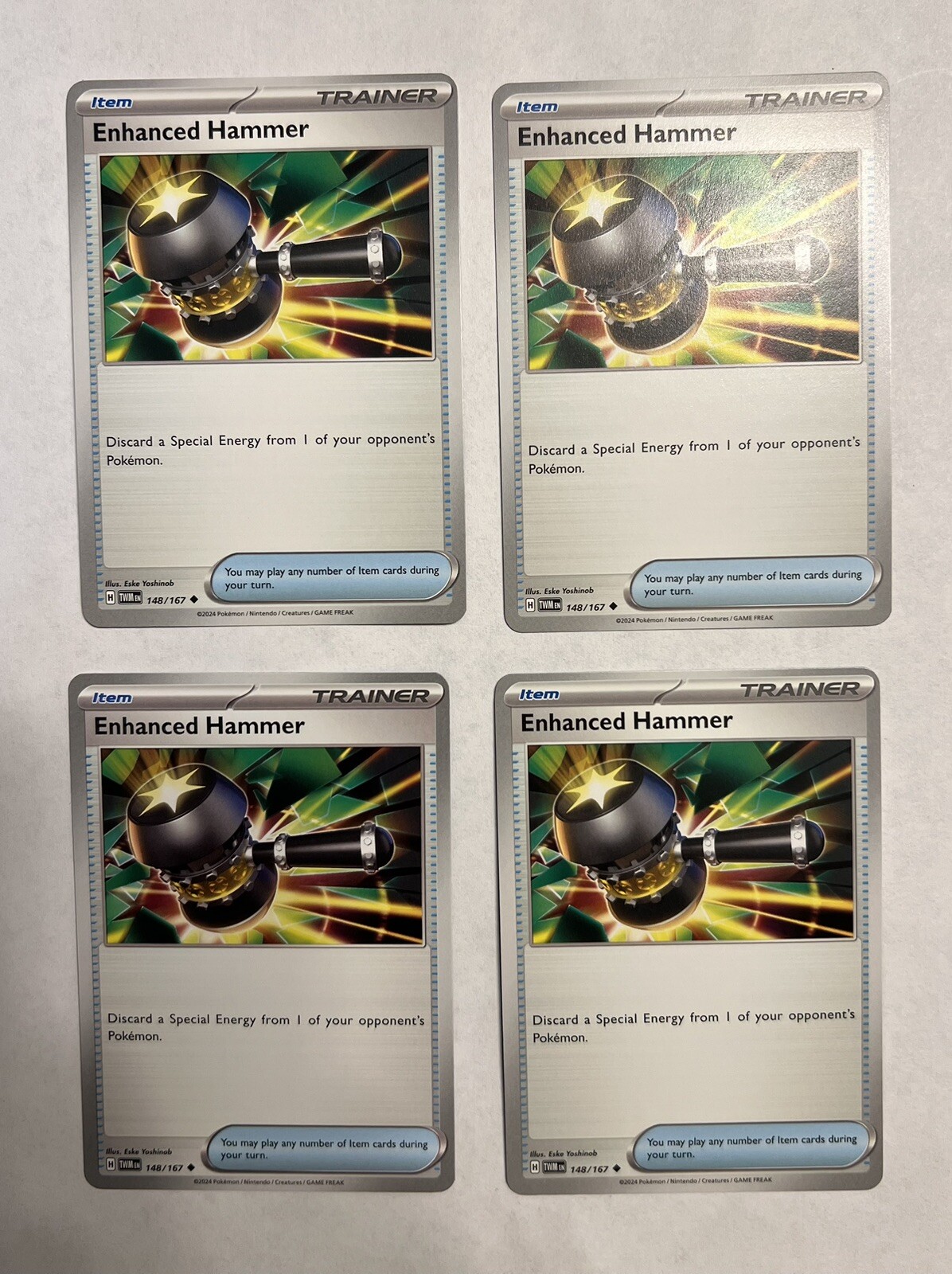 Pokemon ENHANCED HAMMER 148/167 - Twilight Masquerade - - MINT 4X ...