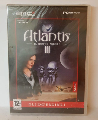ATLANTIS III 3 IL NUOVO MONDO - PC CD ROM SIGILLATO | eBay