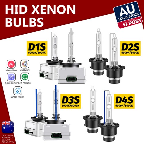 D1S D2S D3S D4S Headlight Globe Xenon HID BulbLamp 6000K35W High/Low ...