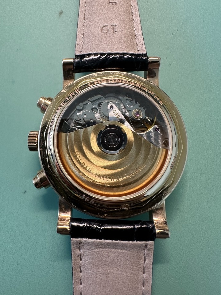 Waldan Watches 18K Chronograph Chronometer 38mm Ref. 0195 | eBay