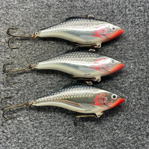 Rapala Rattlin' Rap 8 RNR-8 Ireland Lipless Crankbait Lot of 3 - Silver ...