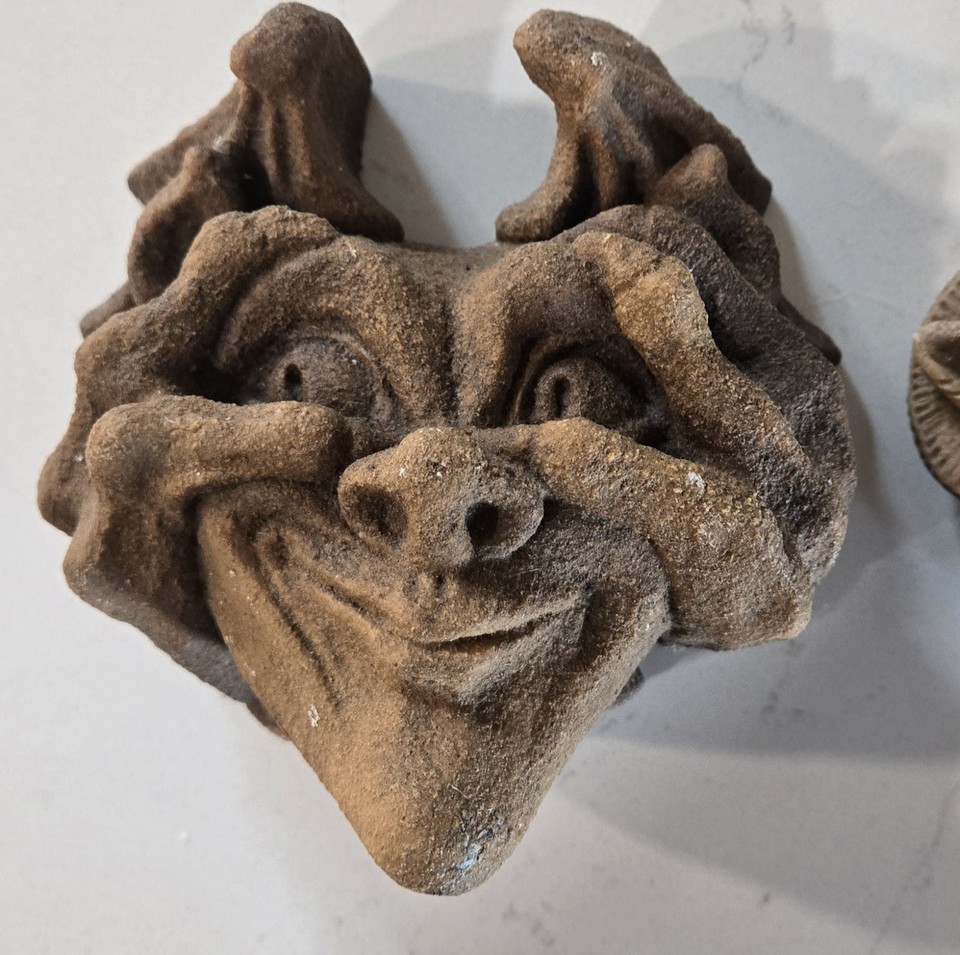 Wall Hanging Gargoyle Figures Wall Sculpture | eBay