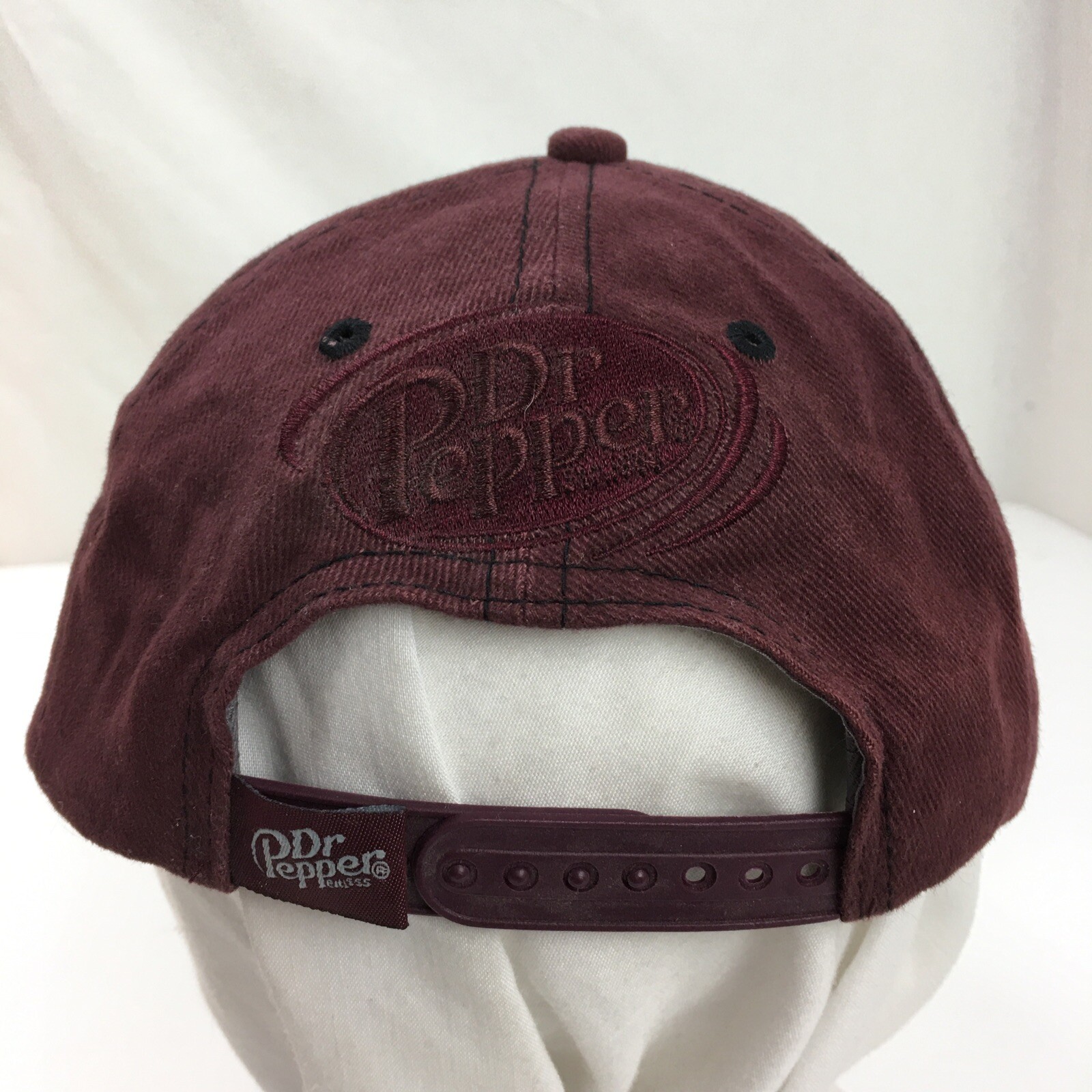 Dr Peppers Soda Pop Drink Football Ball Cap Hat Snapb… - Gem