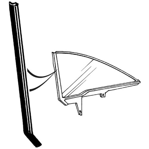 1966-1967 Ford Fairlane 2 door hardtop & convertible rear quarter ...