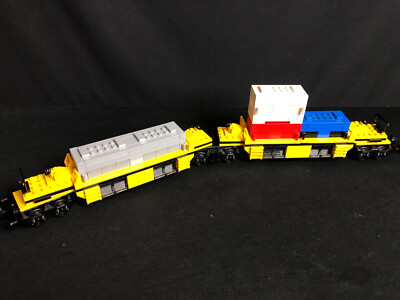 Lego 10170 TTX Intermodal Double-Stack Car Eisenbahn Güterwaggon | eBay