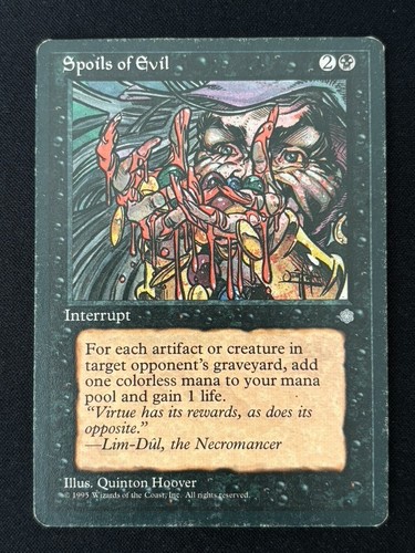 1x MTG Spoils of Evil - Ice Age (ICE) - Magic the Gathering | eBay